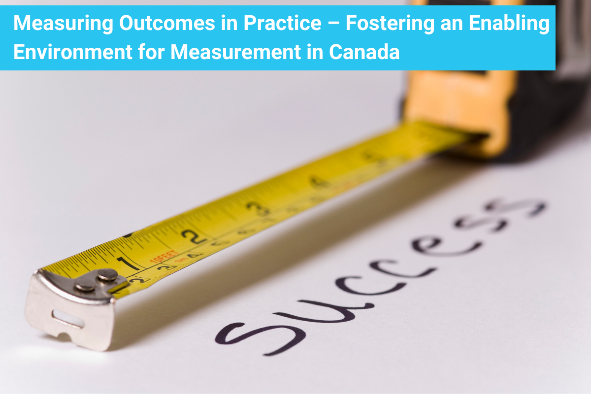 Measuring Outcomes in Practice – Fostering an Enabling Environment for ...