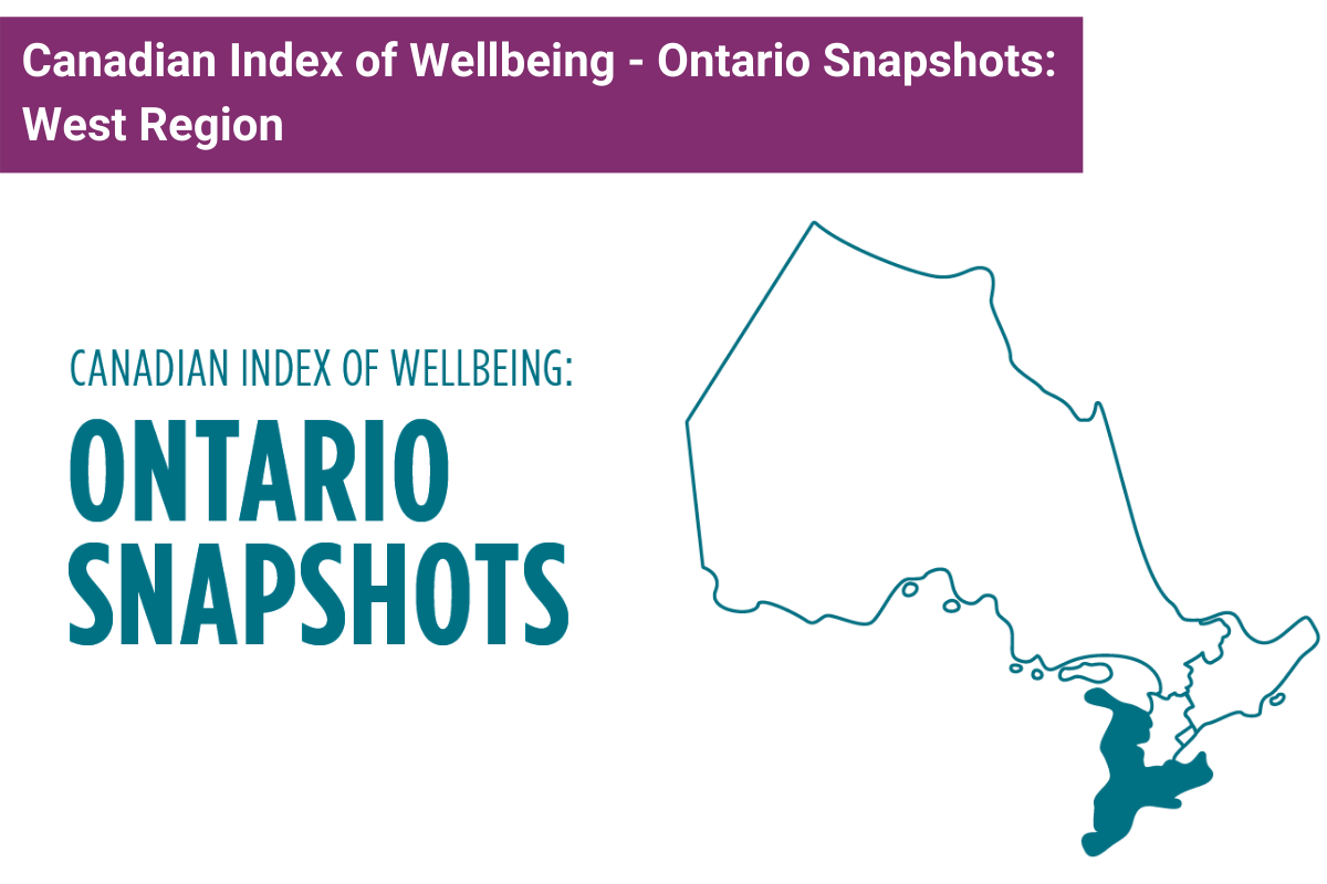 Canadian Index of Wellbeing Ontario Snapshots: West Region | ONN ...